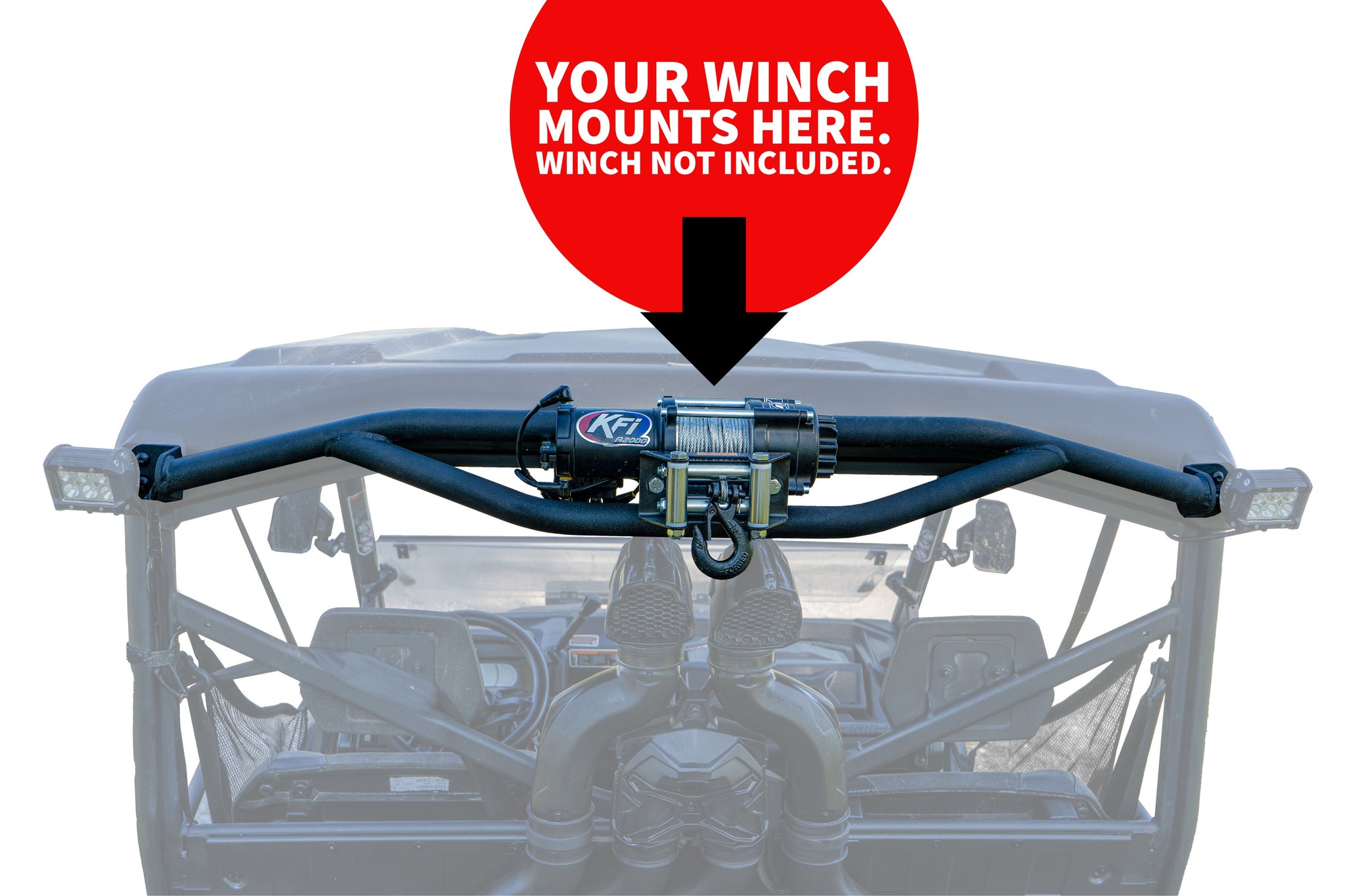 Precision ATV BAR ONLY Can-Am Big Game Winch Retrieval System Fits All ...