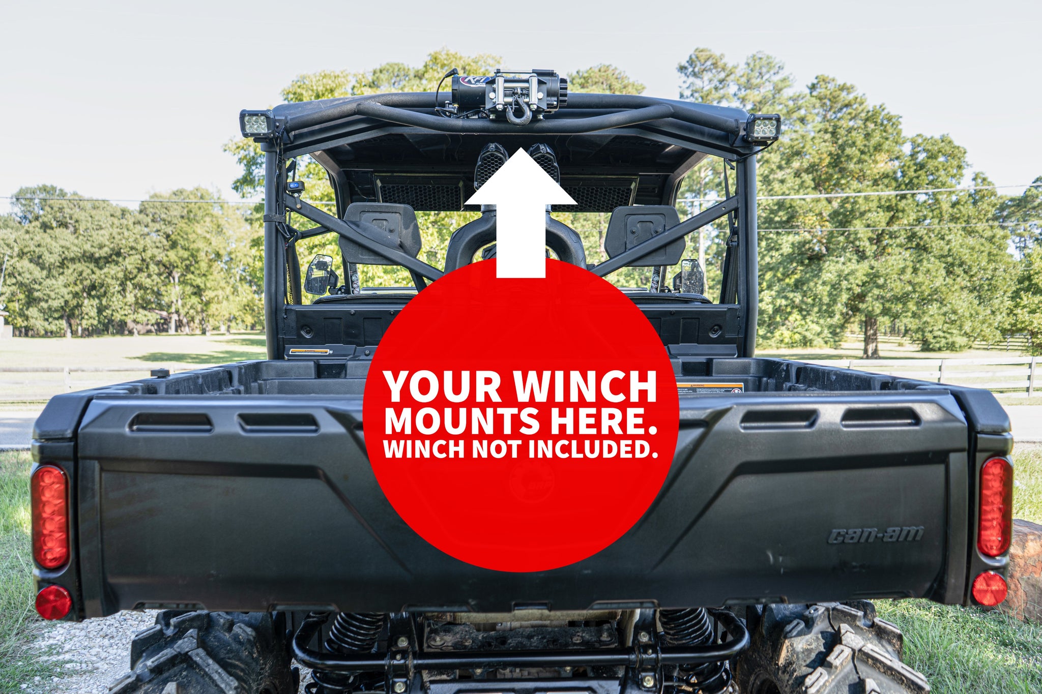 Precision ATV BAR ONLY Can-Am Big Game Winch Retrieval System Fits All ...